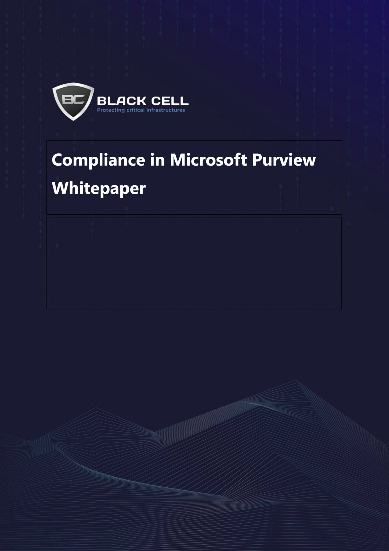 Compliance in Microsoft Purview - download a document - Black Cell