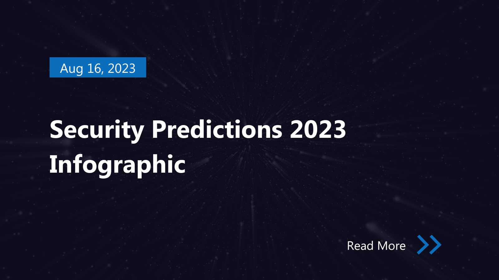 Security Predictions 2023 Infographic Black Cell