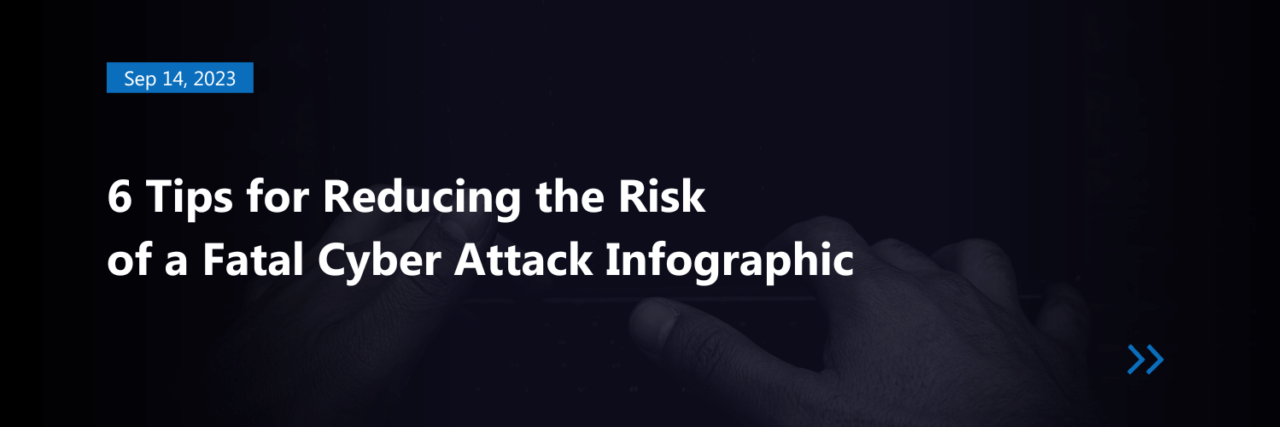 6 Tips for Reducing the Risk of a Fatal Cyber Attack Infographic ...