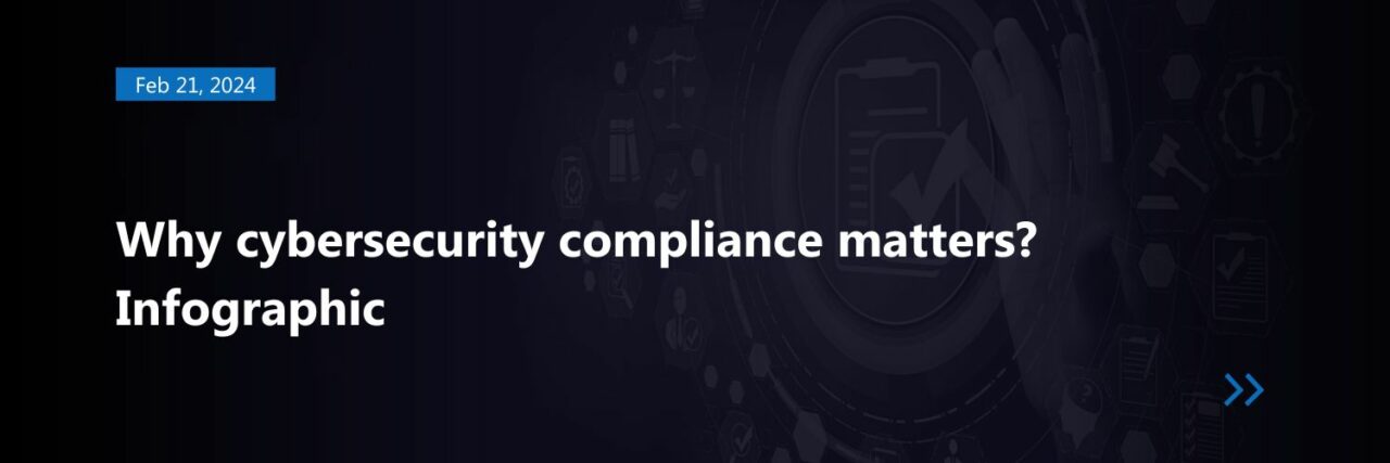 Why cybersecurity compliance matters? Infographic - Black Cell