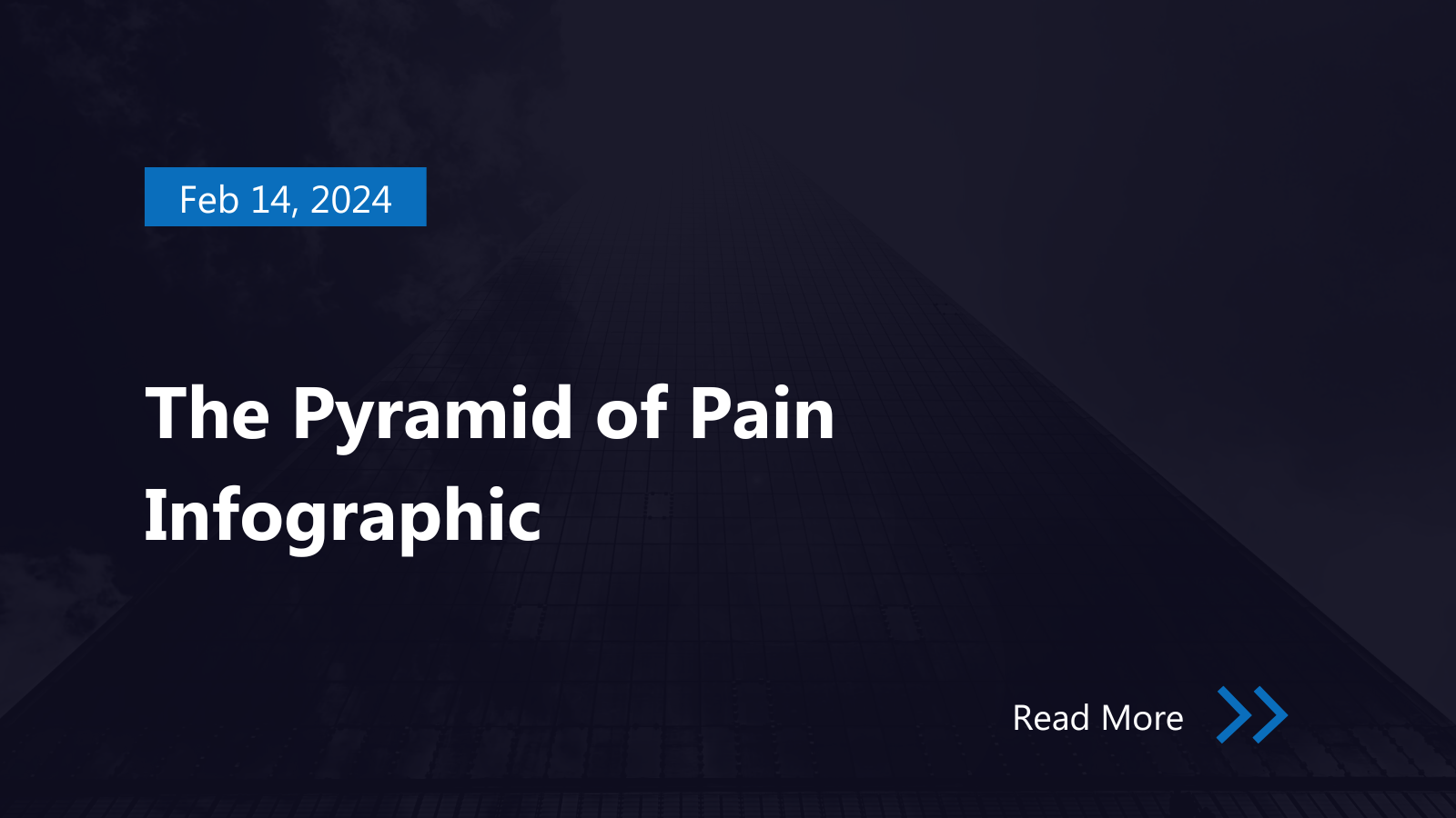 The Pyramid of Pain Infographic - Black Cell