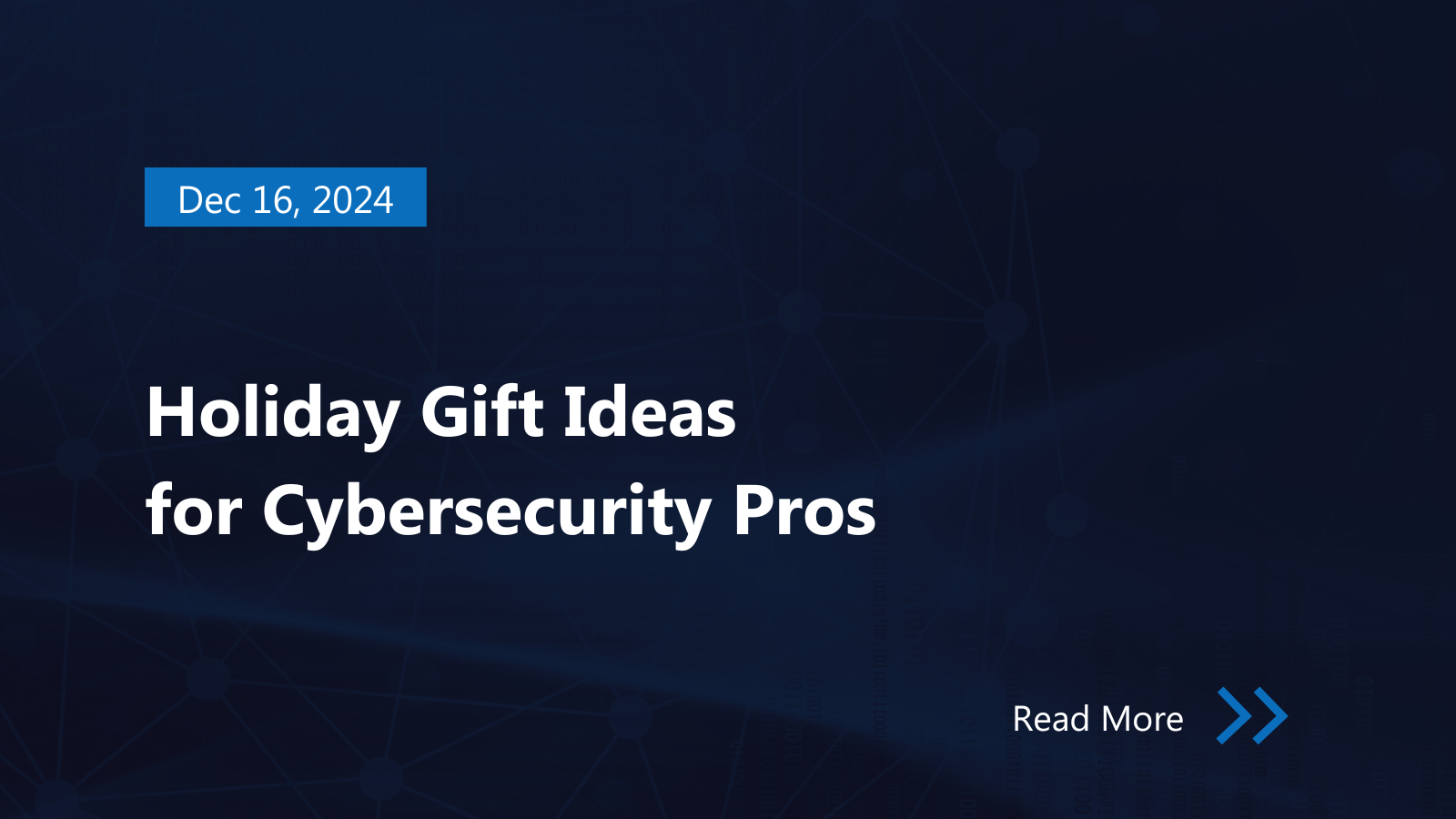 Holiday Gift Ideas for Cybersecurity Pros - Black Cell