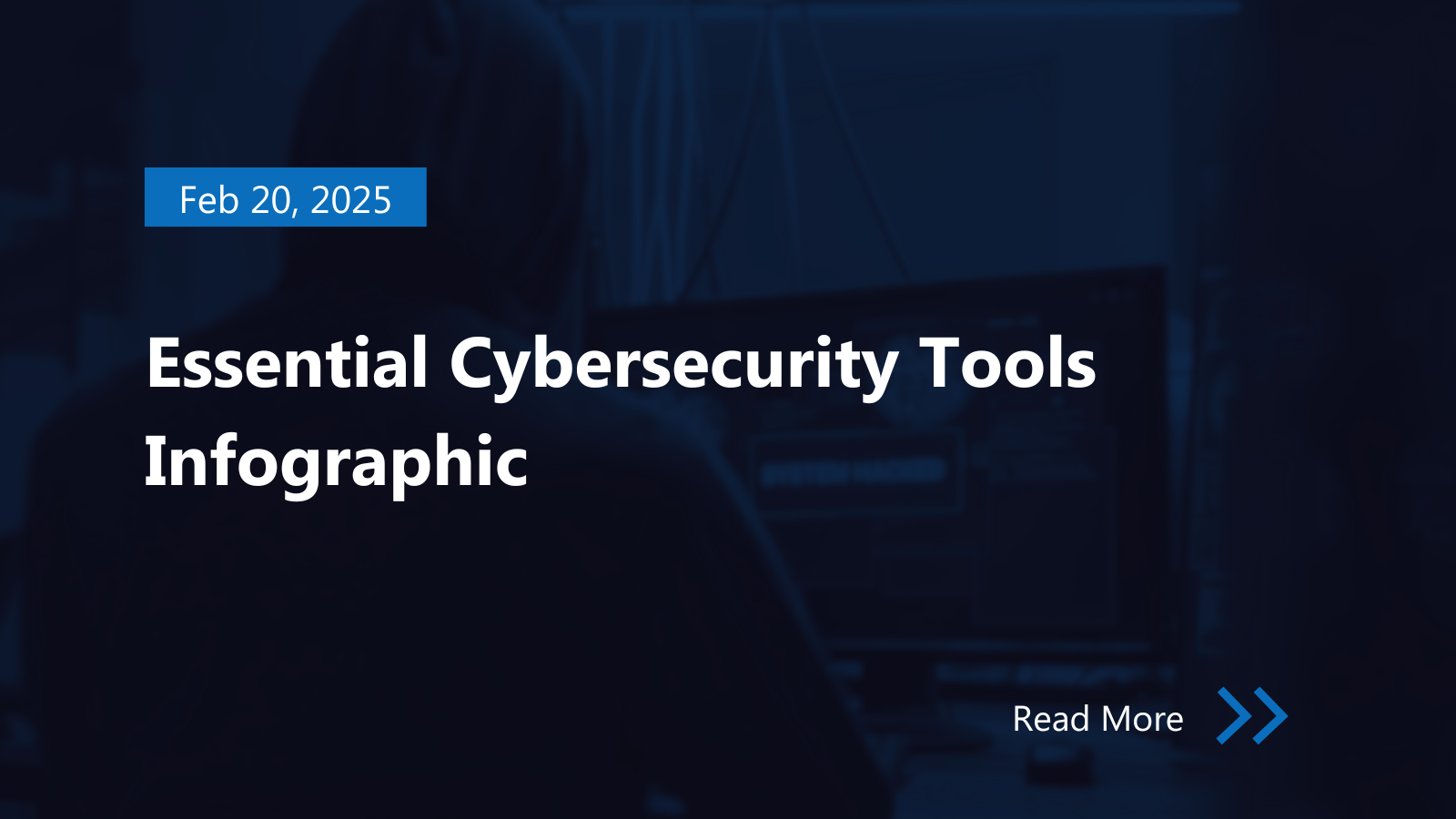 Essential Cybersecurity Tools Infographic - Black Cell